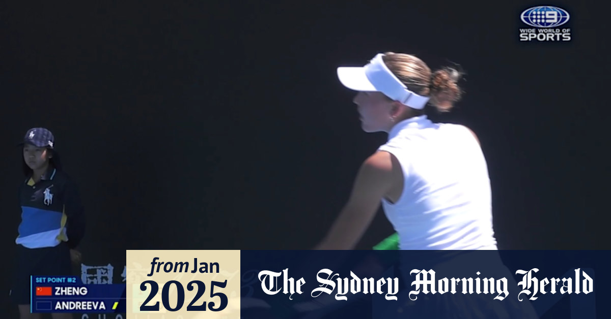 Video: Australian Open Highlights: Erika Andreeva v Saisai Zheng